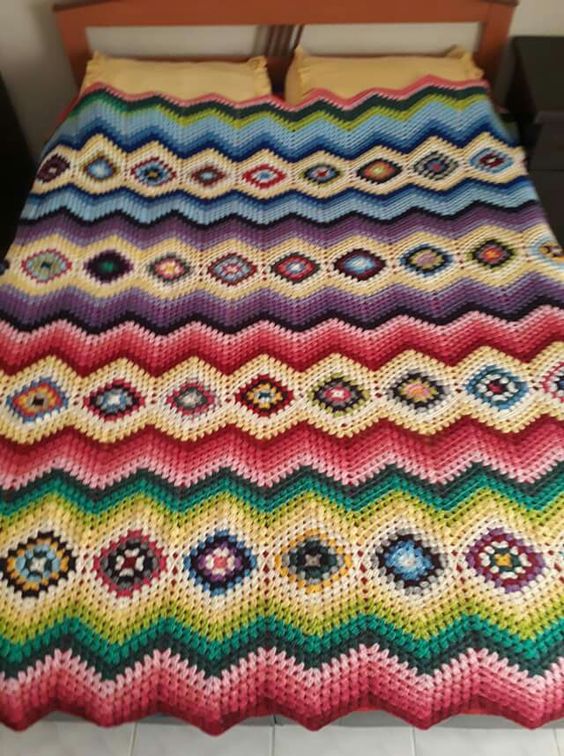 Granny's Ripple Blanket Crochet